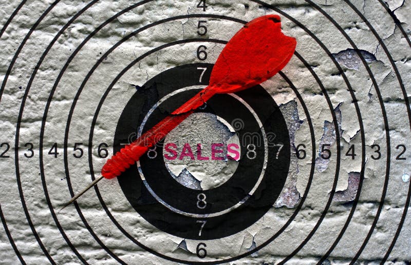 Sales target stock image. Image of brainstorming, sales - 170340235