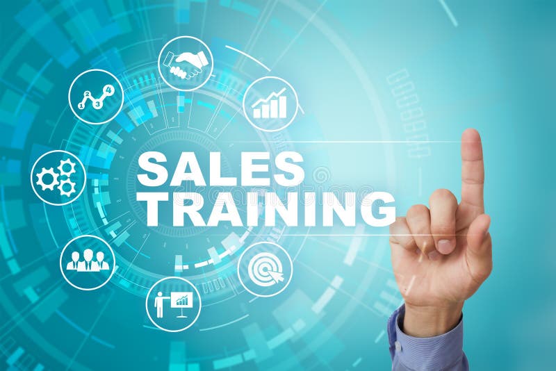 Sales Training, Business Development And Marketing Concept On Virtual ...