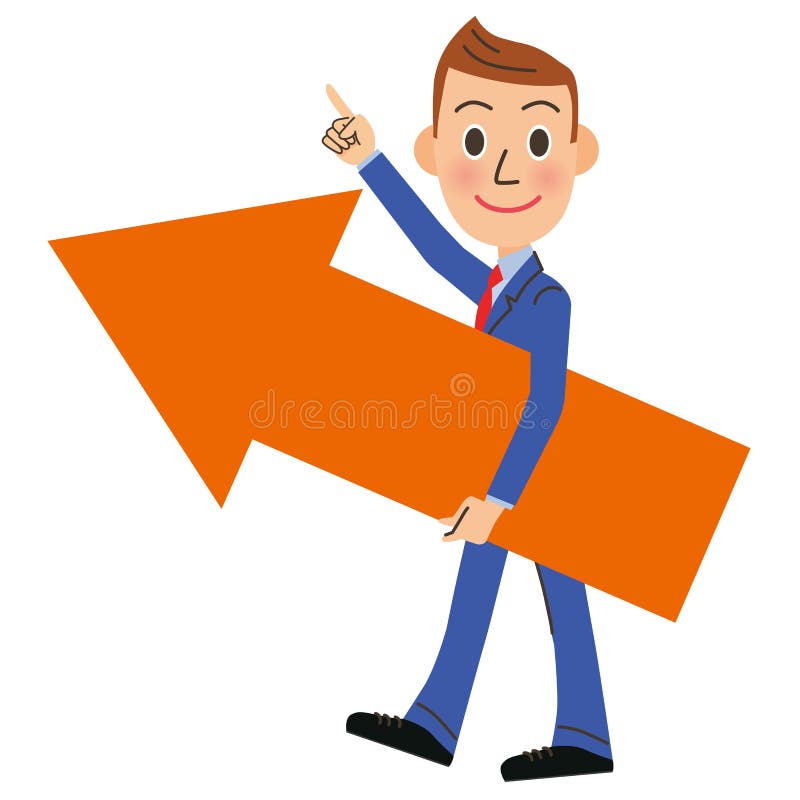 Sales up businessman stock vector. Illustration of businessman - 40772806