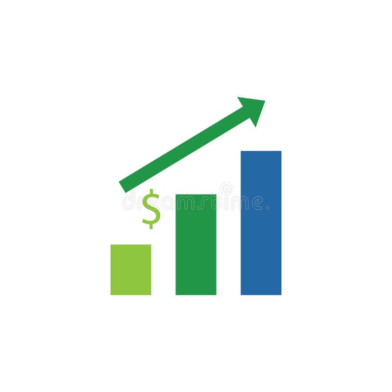 Sales Vector Icon Logo Design Stock Vector - Illustration of business ...