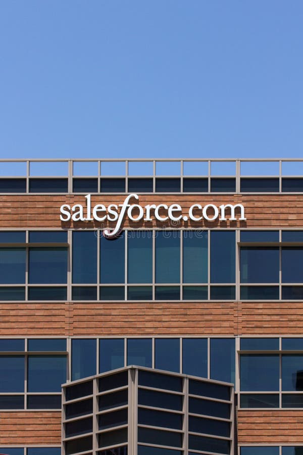 Salesforce Matrizes Incorporadas De COM Imagem de Stock Editorial ...