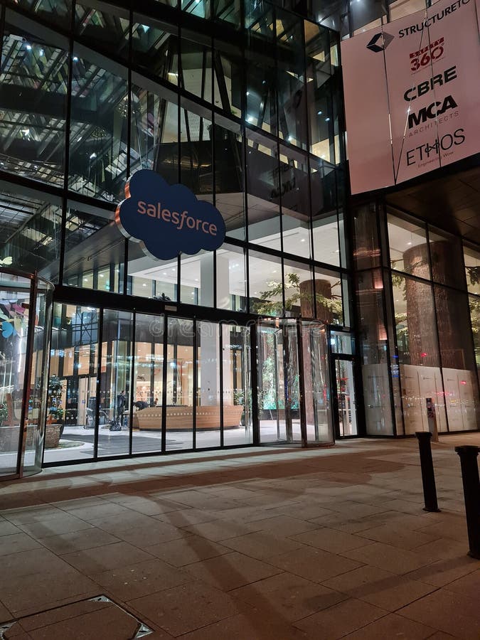 Salesforce Tower Office in Dublin Ireland Editorial Stock Image - Image ...