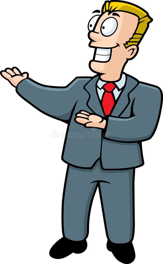 Salesman stock vector. Image of swindle, smiling, cartoon - 2032354