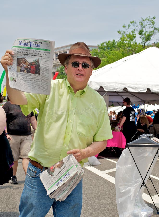 Salesman editorial stock image. Image of business, newspaper - 26244719