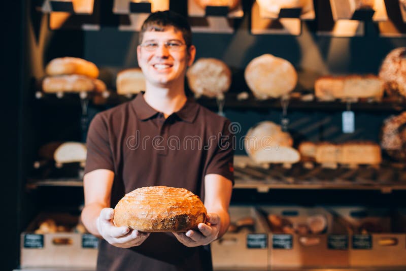 Salesman stock image. Image of traditional, bread, sale - 62432043