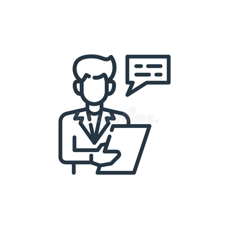 Salesman Icon. Filled Salesman Icon for Website Design and Mobile, App ...
