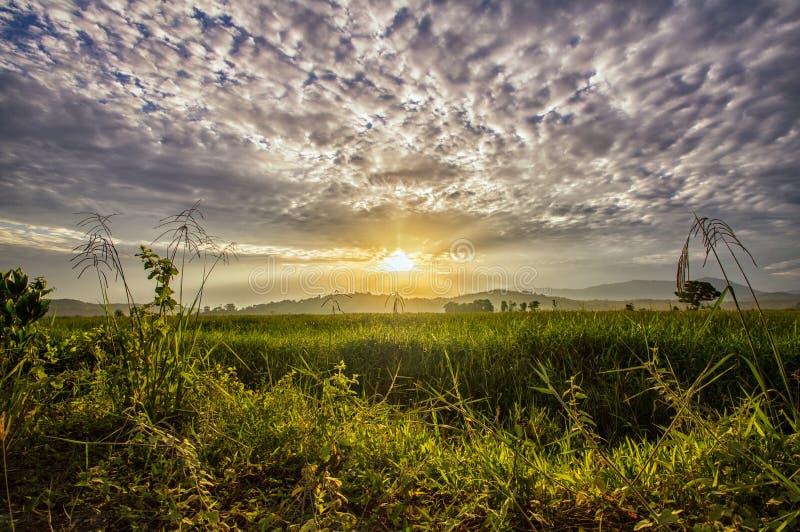 Salida del sol imagen de archivo. Imagen de agradable - 73887667