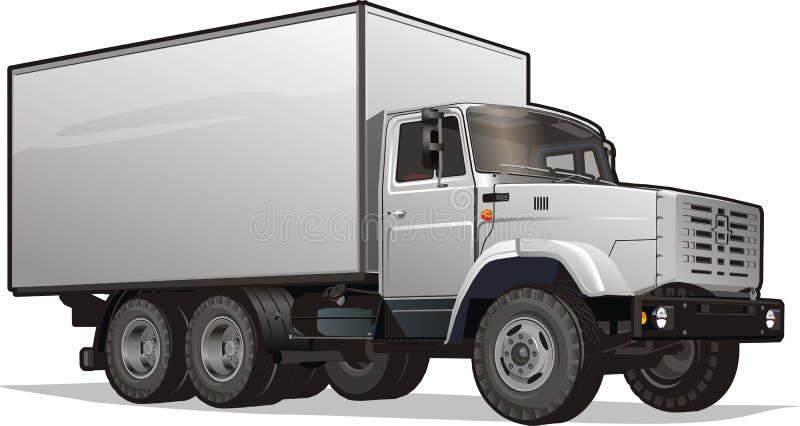 Carro pesado del vector ilustración del vector. Ilustración de motor ...