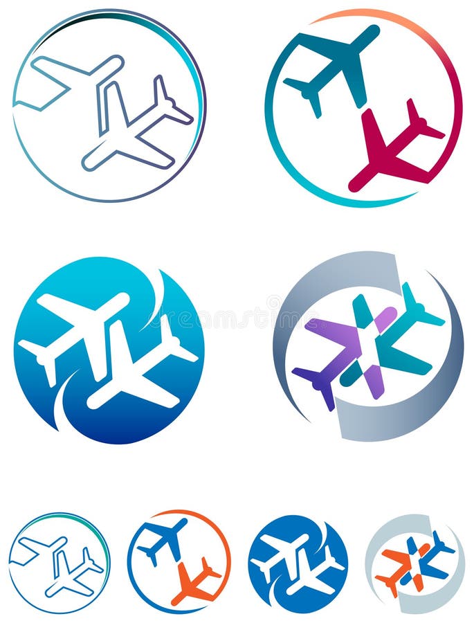 Salida y llegadas ilustración del vector. Ilustración de aire - 43413461