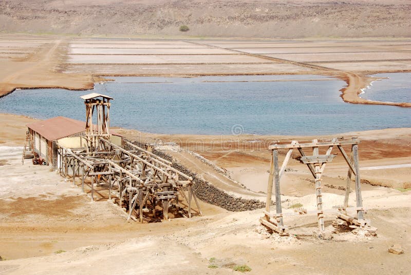 Salinas - Sal Island, Cape Verde Stock Image - Image of settling ...