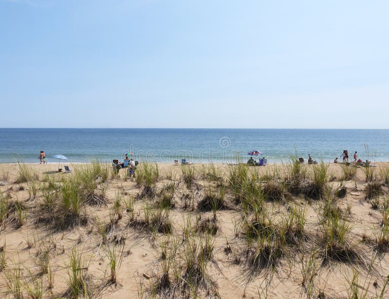 Salisbury Beach Ocean View in Gloucester Mass Stock Photo - Image of ...