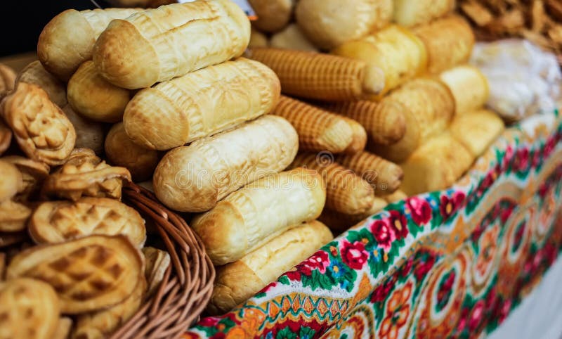 Salling of bakery stock photo. Image of traditional, bread - 59596238