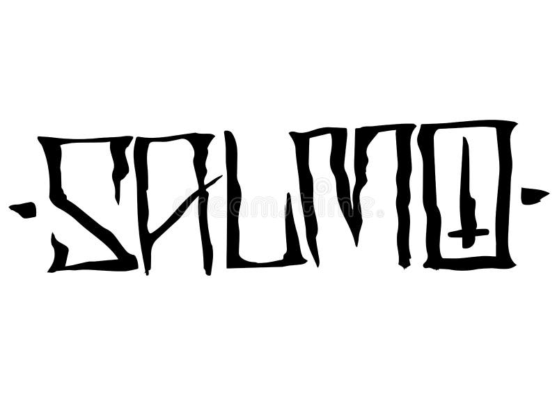 Salmo Stock Illustrations – 205 Salmo Stock Illustrations, Vectors ...