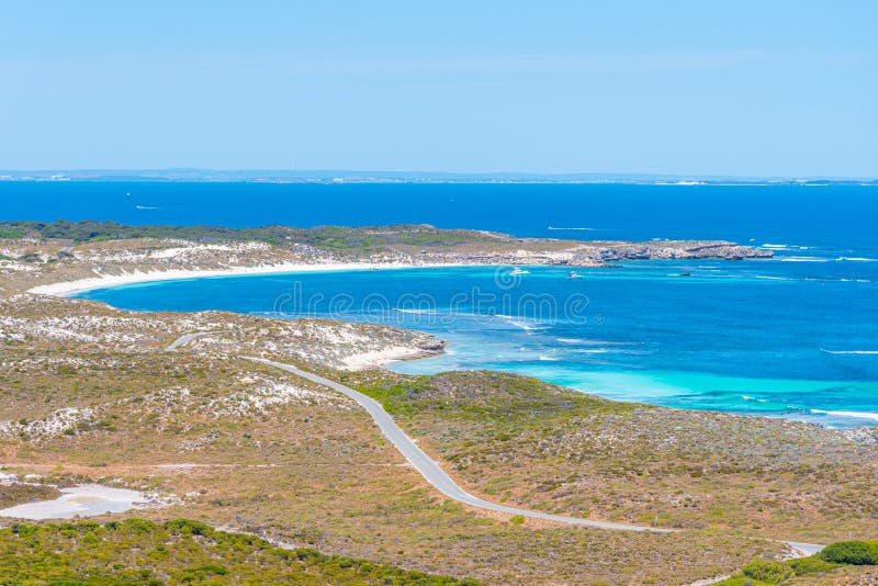 Salmon Bay at Rottnest Island in Australia Stock Image - Image of ...