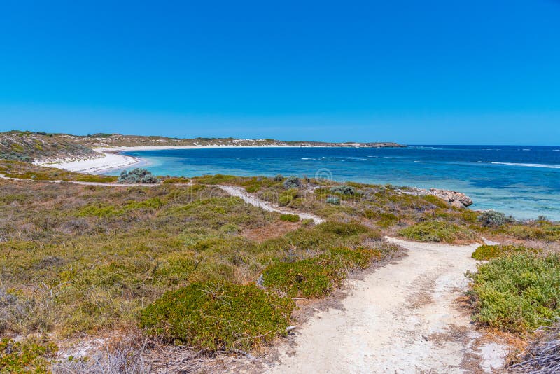 Salmon Bay at Rottnest Island in Australia Stock Image - Image of ...