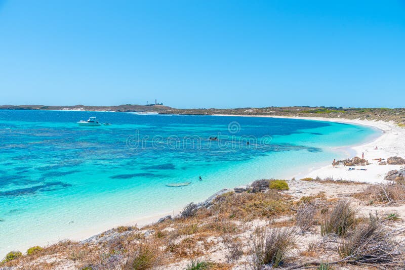 Salmon Bay at Rottnest Island in Australia Stock Photo - Image of perth ...