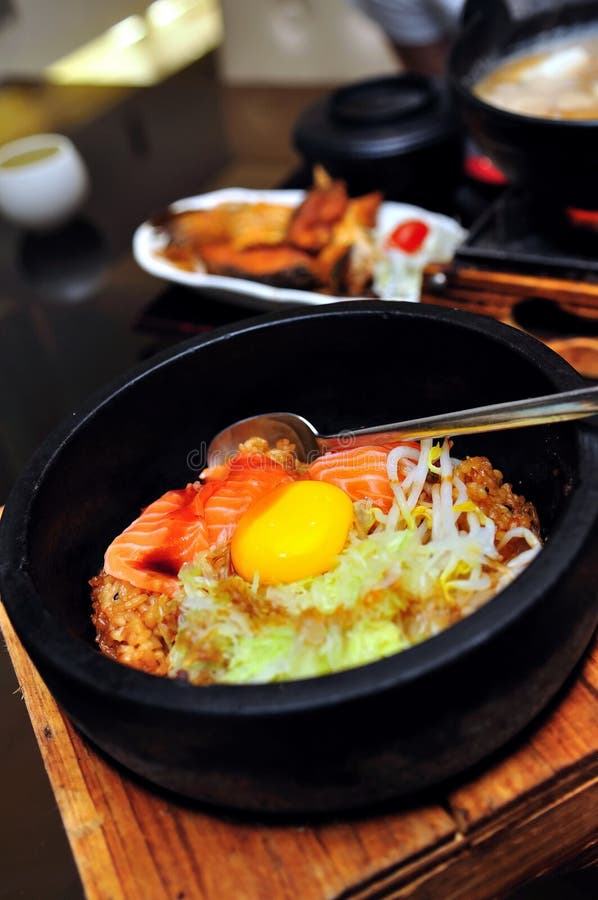 Bibimbap, korean cuisine stock image. Image of kalbi - 22610579