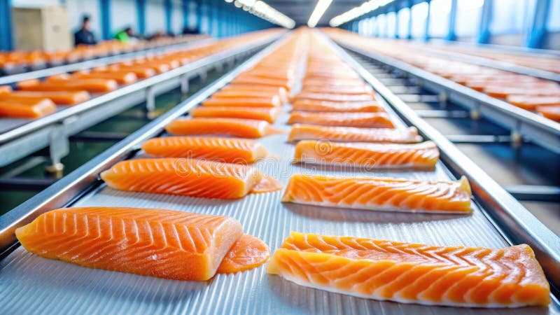 Automated Conveyor Belt Processing Rows Stock Illustrations – 522 ...