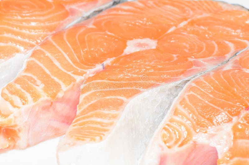 Salmon Fish Sliced stock photo. Image of omega, gourmet - 27661078