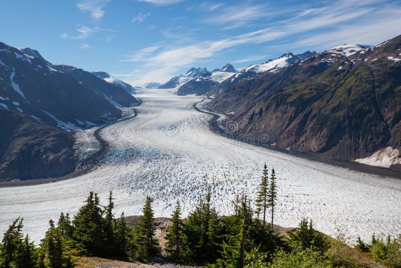 Salmon glacier stock image. Image of flow, great, destination - 257988353