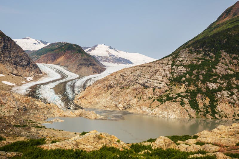 Salmon glacier stock image. Image of summer, north, flow - 171878965