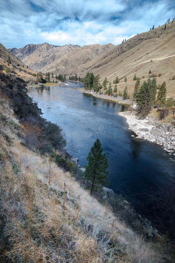 Salmon River stock image. Image of summer, idaho, shore - 208931981