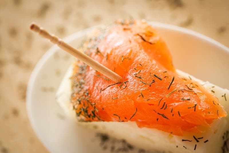 Salmon snack stock photo. Image of savory, orange, spain - 29644386