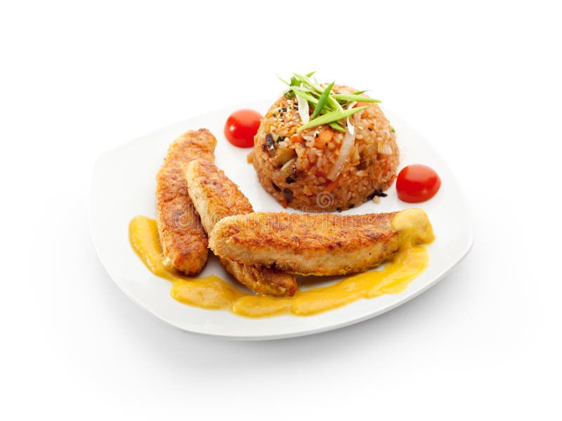 Salmon Sticks stock photo. Image of dinner, fish, lunch - 26446318