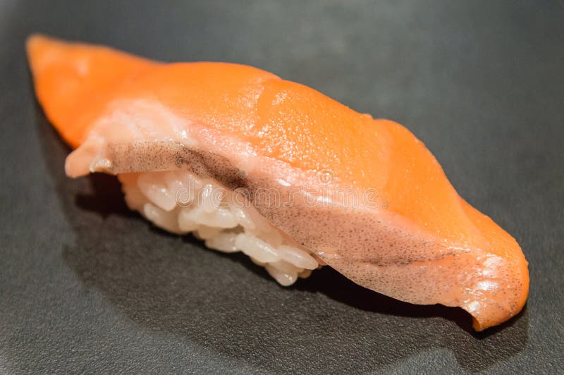 Salmon Sushi stock photo. Image of asia, japanese, isolated - 43445096