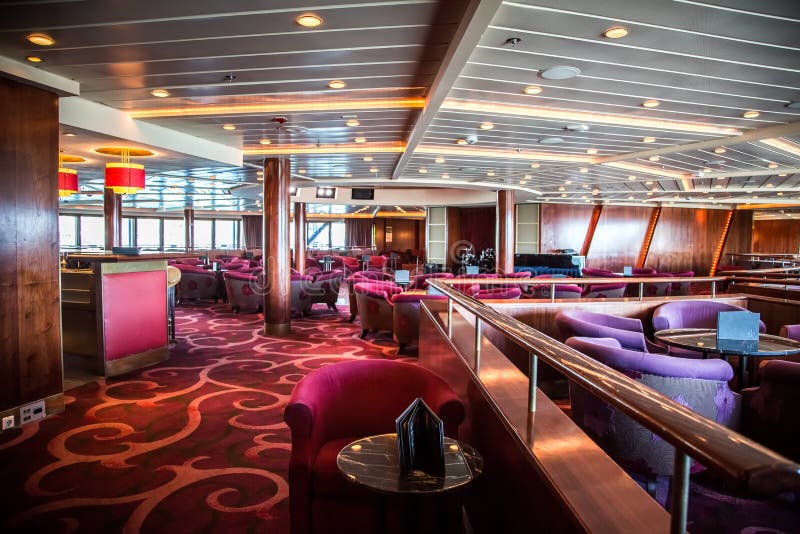 Salon on a cruise ship stock image. Image of photograph - 77969513