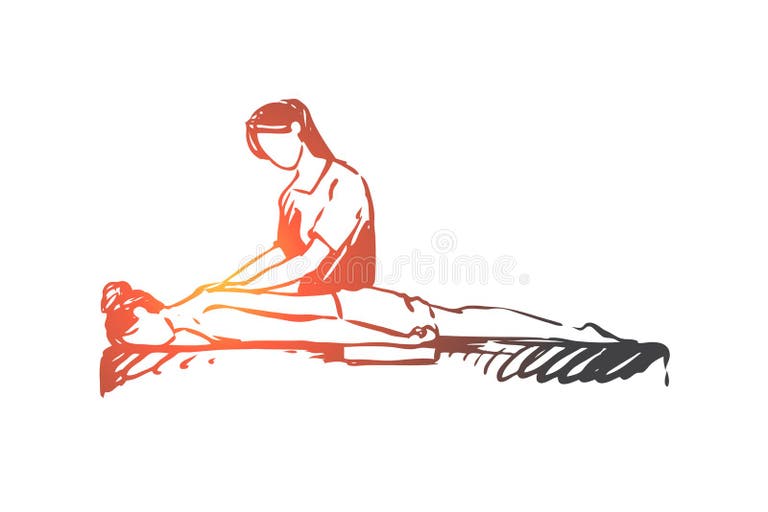 Sketch Massage Stock Illustrations 4 629 Sketch Massage Stock