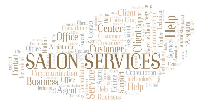 Salon Services Flat Color Vector Informational Infographic Template ...