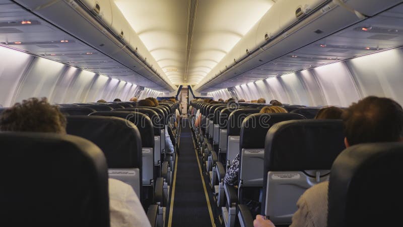 Stewardess in Cockpit of Boeing 247 Passenger Airplane Talks To Pilots ...