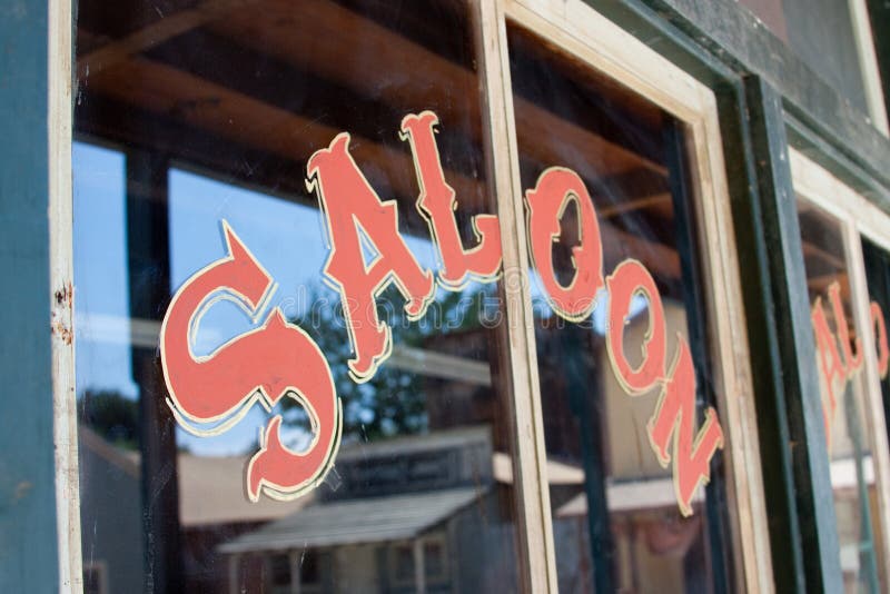 Saloon window stock photo. Image of barroom, drinking - 10621850