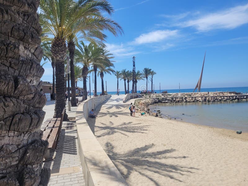 Salou Beach View stock photo. Image of sand, view, salou - 278025076