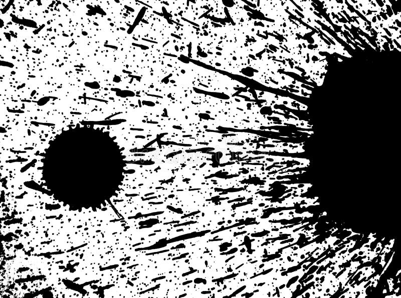 Salpicón 1 de la tinta ilustración del vector. Ilustración de punto ...