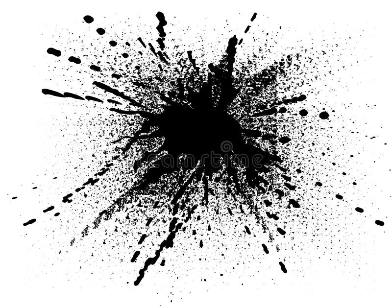 Salpicado ilustración del vector. Ilustración de vector - 5015953