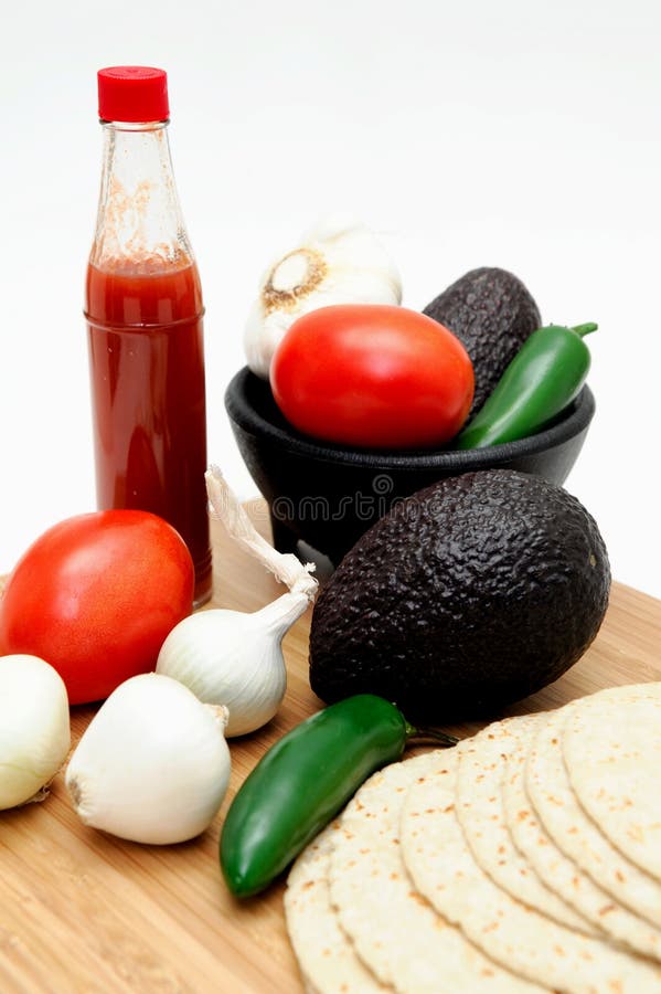 Salsa caliente y tortillas foto de archivo. Imagen de mexicano - 12815828