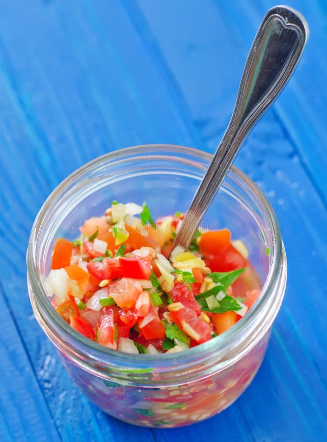 Salsa stock photo. Image of appetizer, chilies, homemade - 41660026