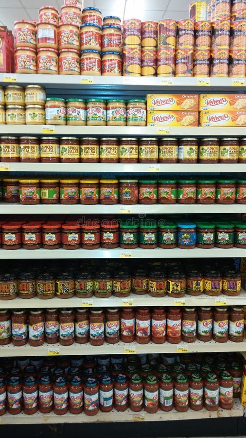 Salsa grocery store editorial stock image. Image of food - 51157304