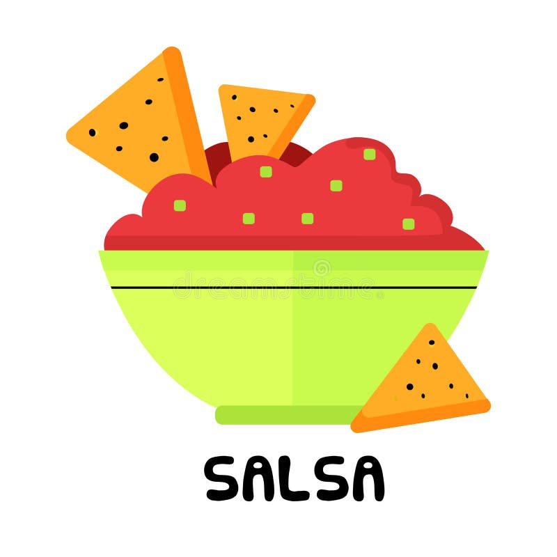 Salsa Icon Clipart Logtotype Isolated Vector Illustration Stock Vector ...