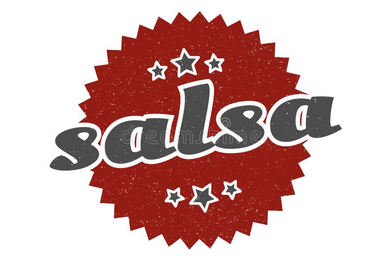 Salsa Sign. Salsa Grunge Stamp Stock Vector - Illustration of price ...