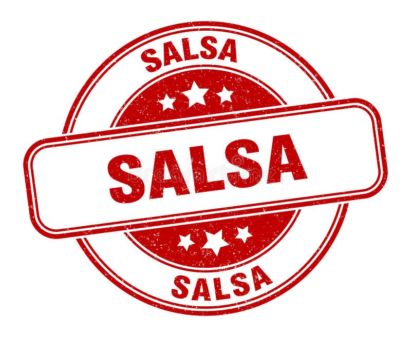 Salsa Stamp. Salsa Round Grunge Sign Stock Vector - Illustration of ...
