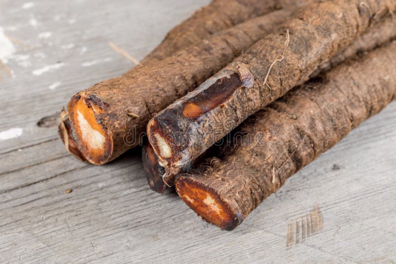 Salsifies on wood stock image. Image of organic, wood - 85022209