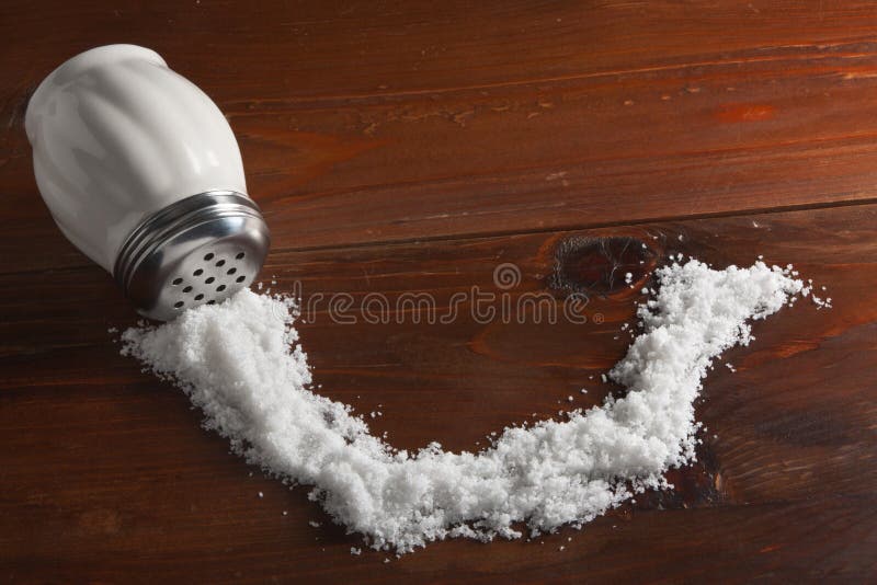 Salt and saltshaker stock image. Image of phials, details - 2486369