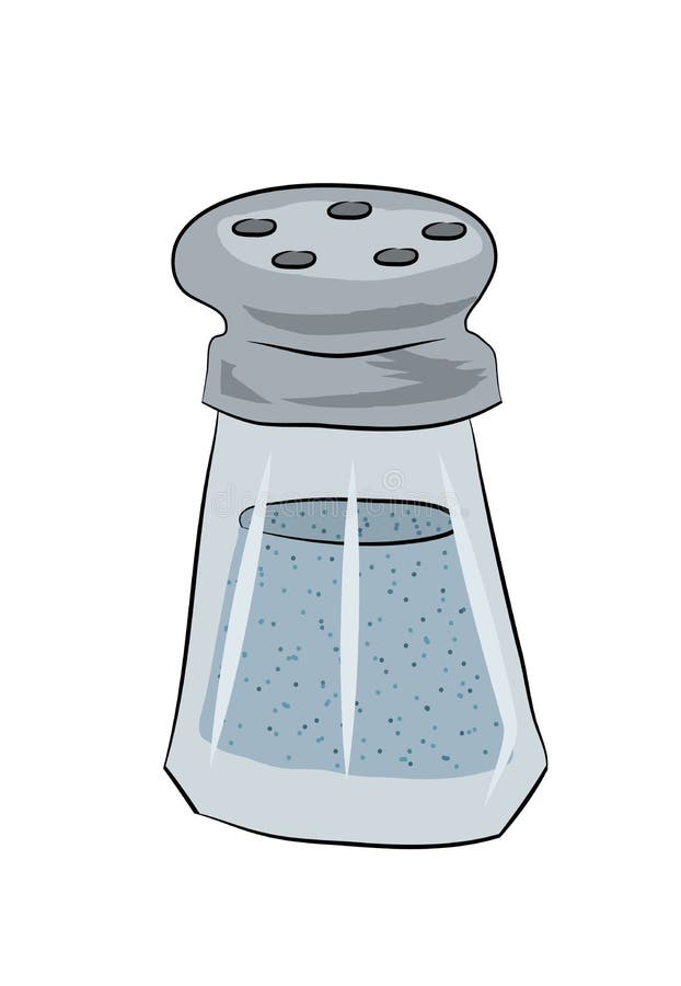 Salt cartoon stock illustration. Illustration of meal - 48898888