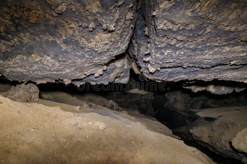 The Salt Cave Kolonel in Mount Sodom in Southern Israel Stock Photo ...