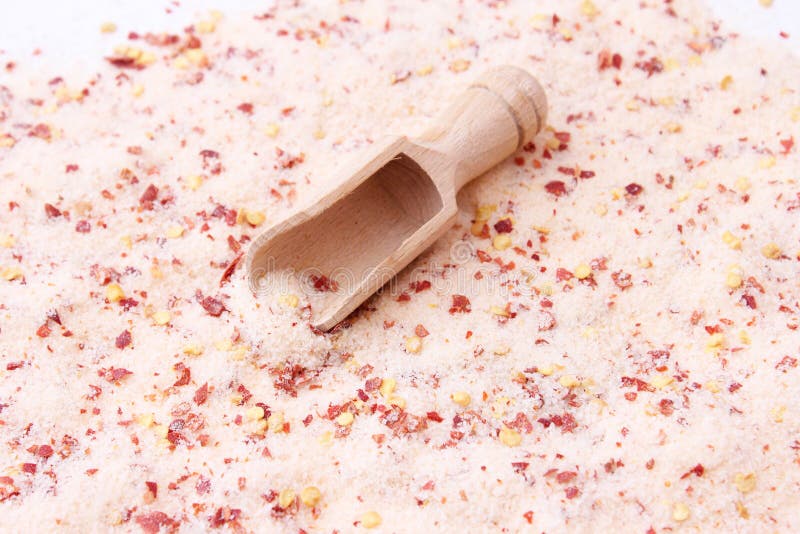 Salt with chili stock photo. Image of mixed, spicy, food - 37204416