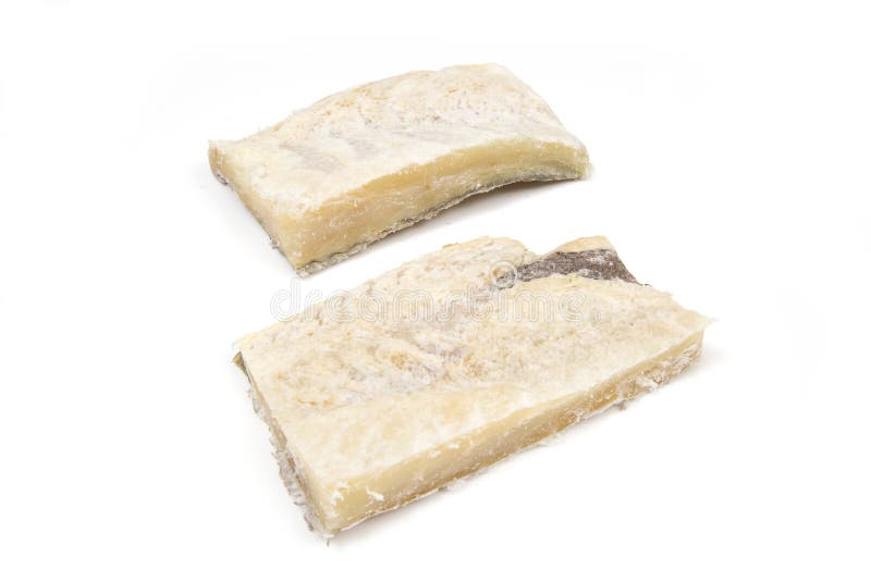 Salt cod fillets stock image. Image of isolated, white - 6895435