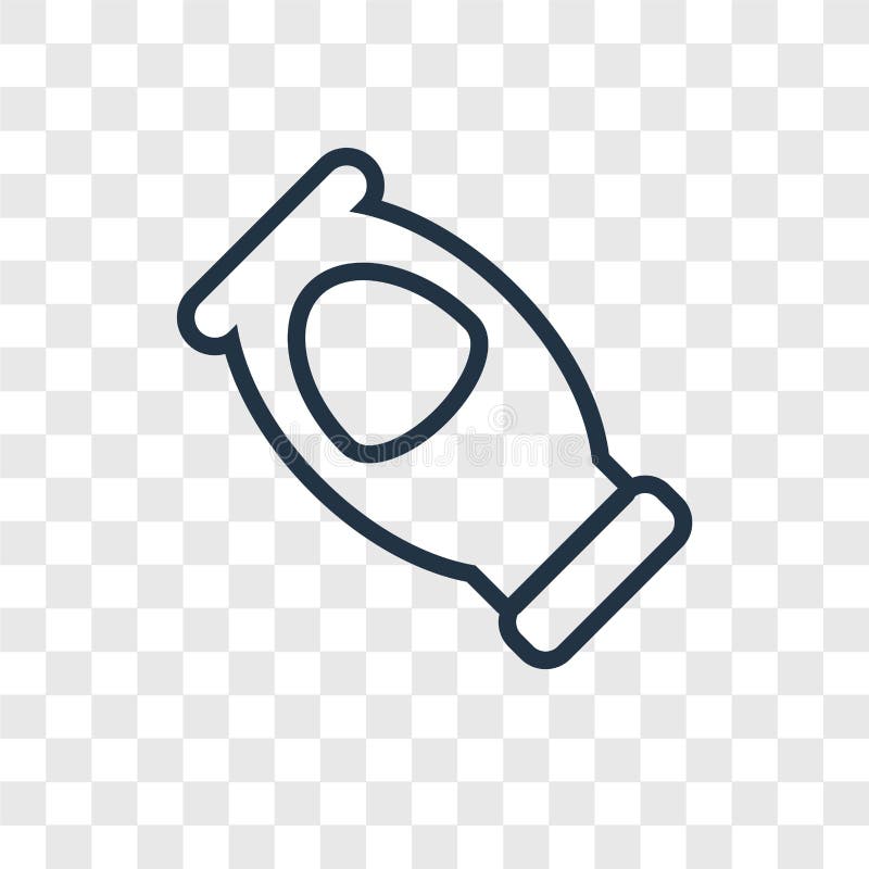 Salt Concept Vector Linear Icon Isolated on Transparent Background ...